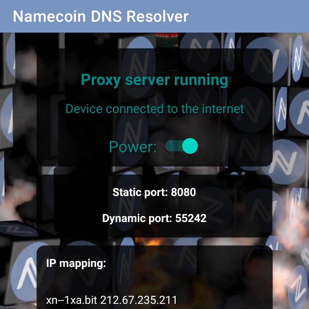 namecoin.pro - Specifications